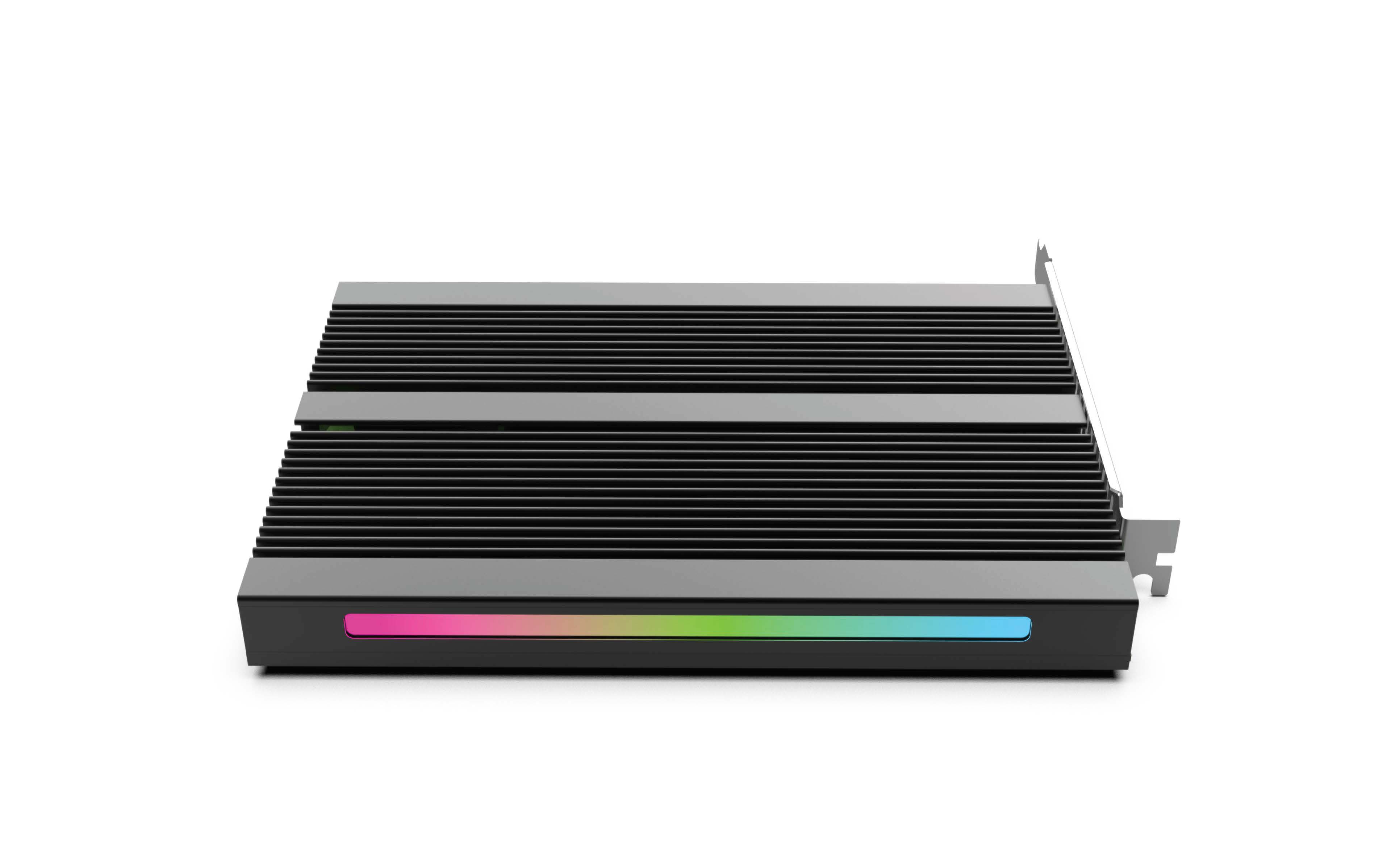 RGB 4 Bay M.2 NVMe SSD PCIex16 Add-on Card