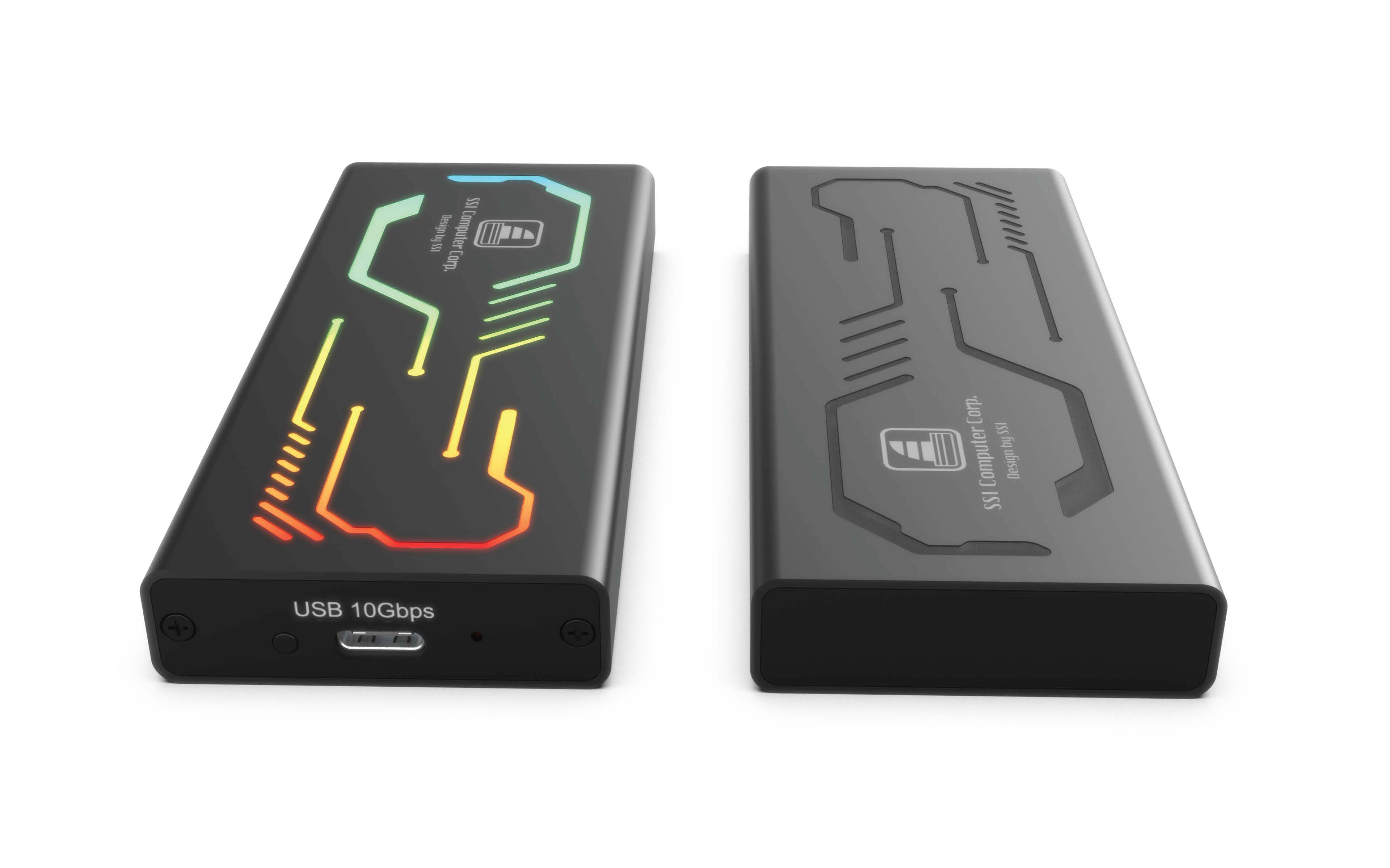 RGB M.2 SSD Enclosure
