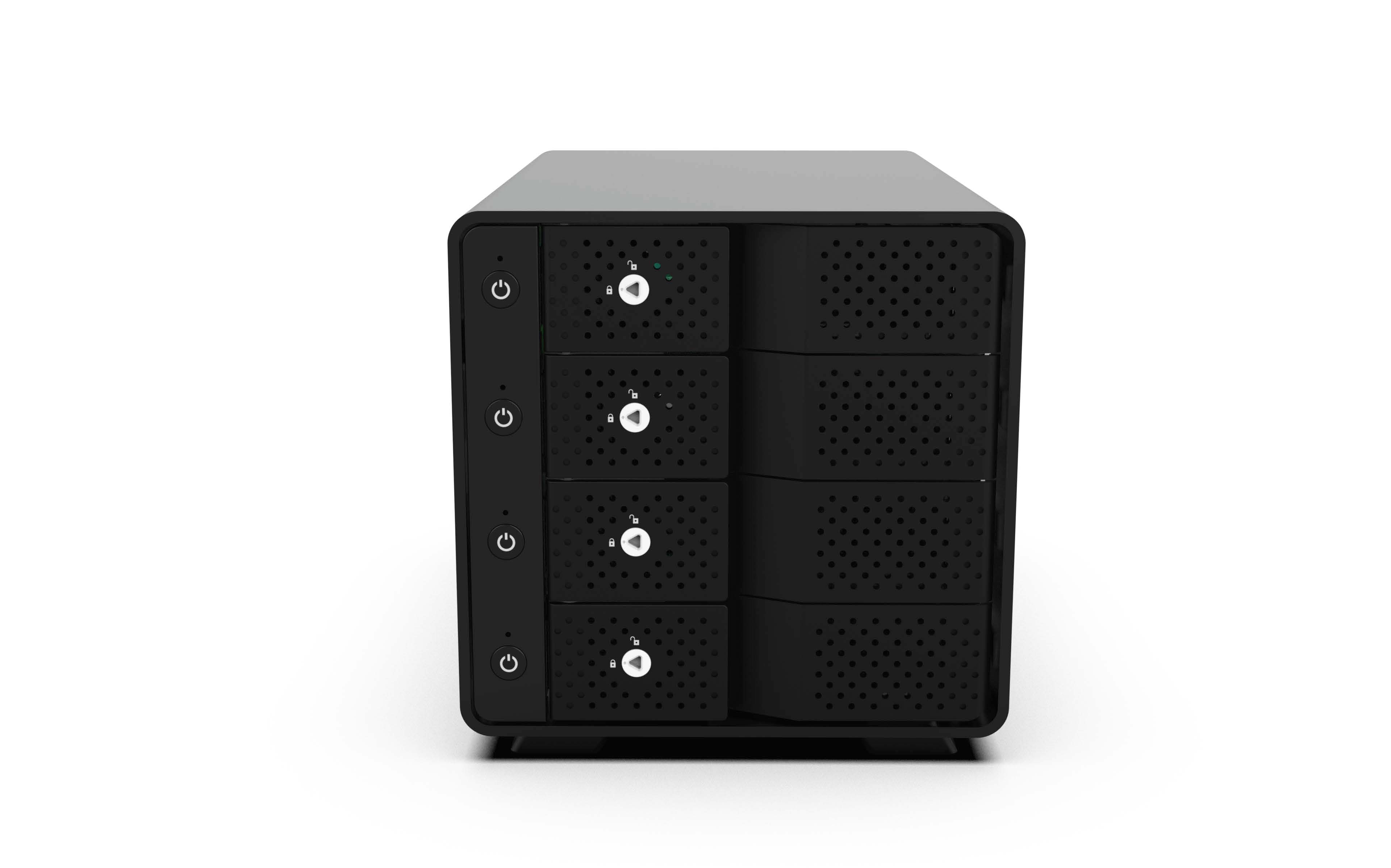 RGB 4 Bay 3.5" SATA HDD Enclosure